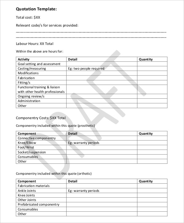 9+ Branding Quotation Templates - Free Sample, Example Format Download