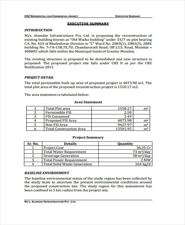 11+ FREE Construction Project Proposal Templates - PDF, Word