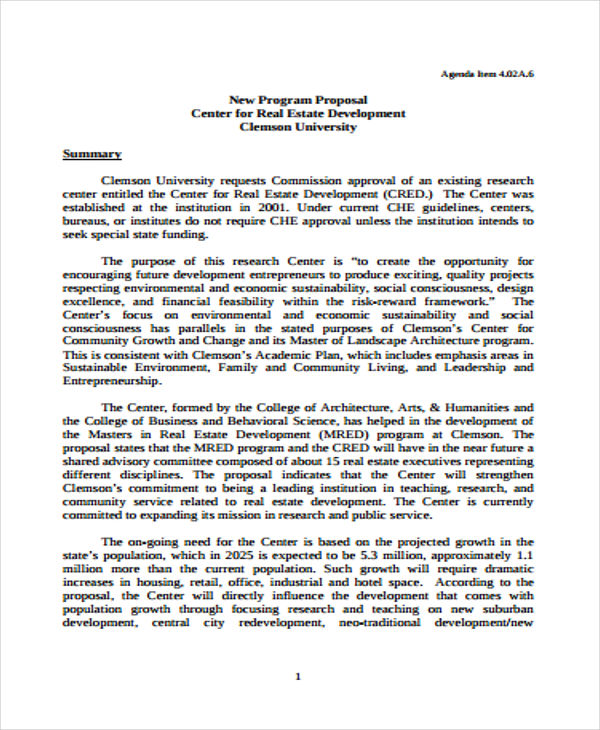 15+ FREE Real Estate Business Proposal Templates - Free Word, PDF ...