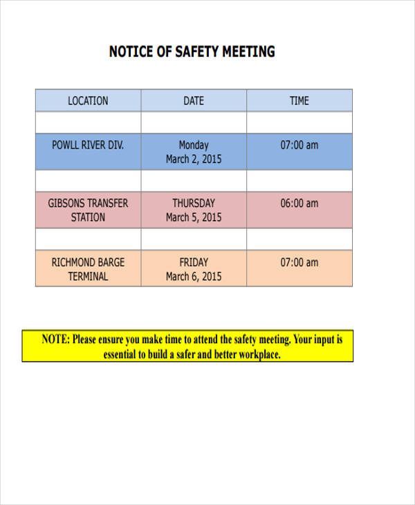 23+ Notice Templates