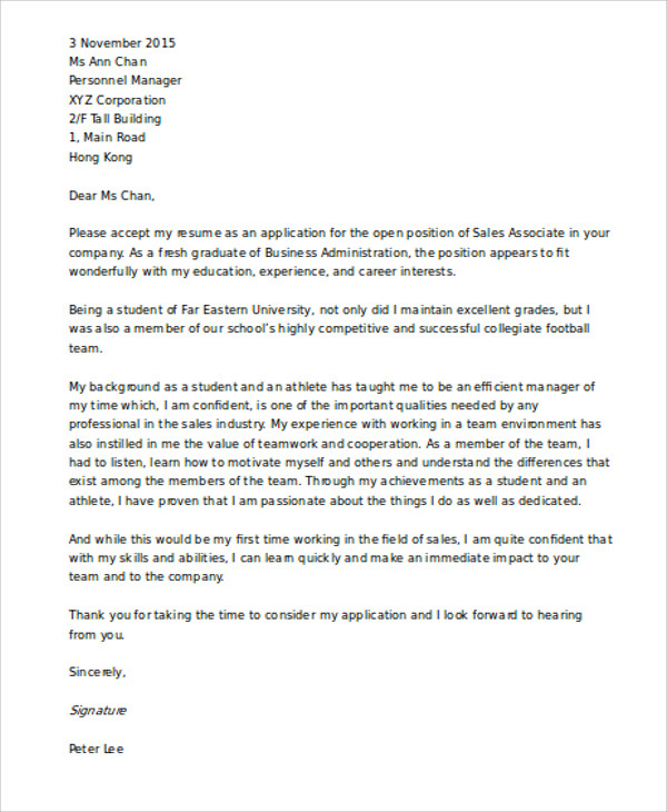 8+ First Job Cover Letters - Free Sample, Example Format Download