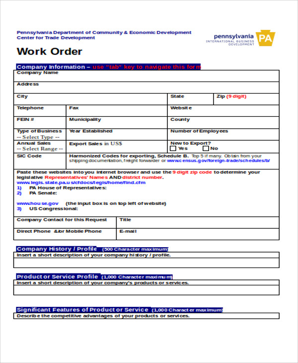 32+ Sample Order Templates - AI, PSD