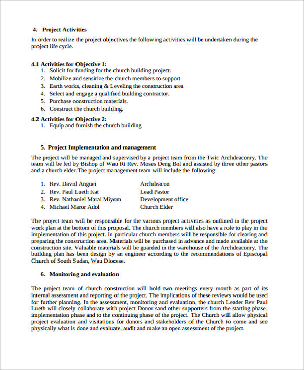20 FREE Construction Project Proposal Templates Word PDF Format Download