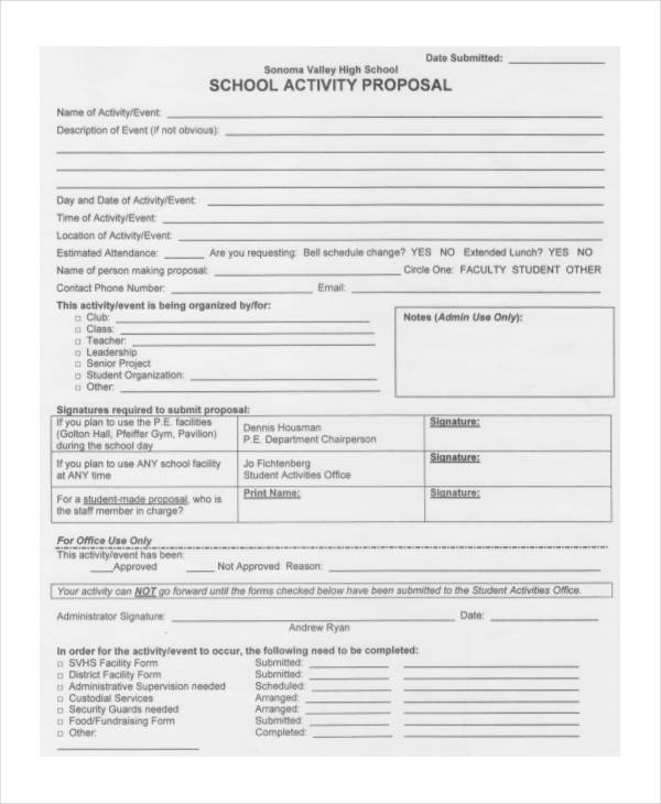 School Proposal Template - 32+ Free PDF Format Download