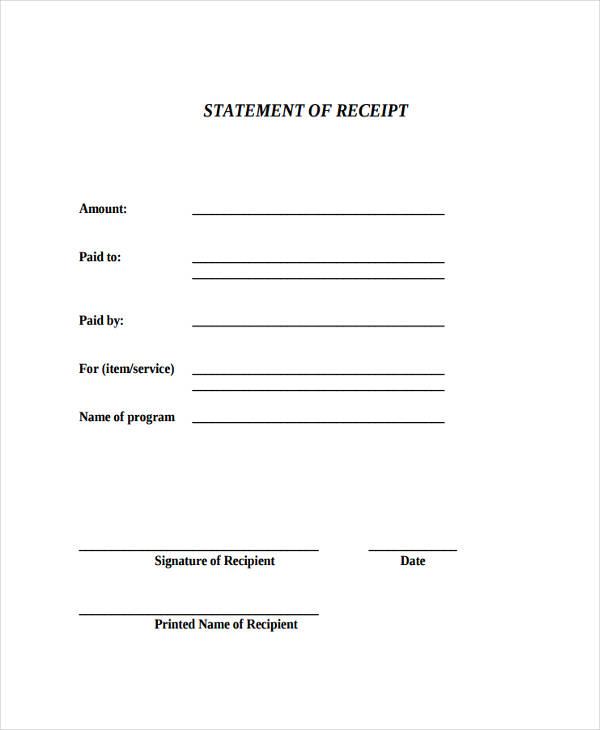 14+ School Receipt Templates - Free Sample, Example Format Download