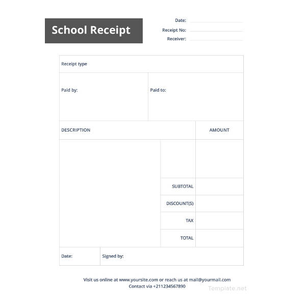 27+ Receipt Formats in Word