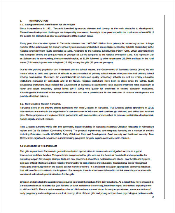 17+ School Project Proposal Templates -Free Word, PDF Format Download