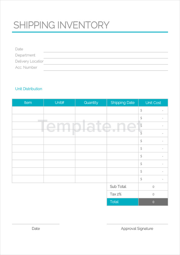 22+ Inventory Templates - Word, Docs, PDF