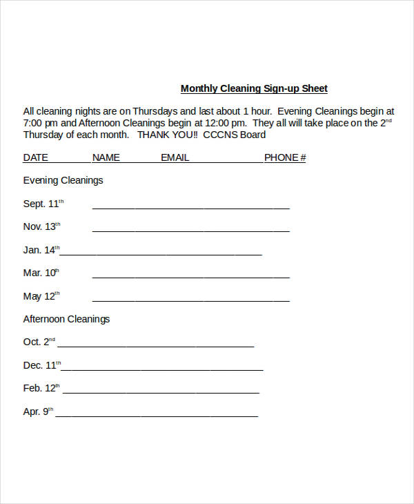 8+ Monthly Sheet Templates - Free Sample, Example Format Downlaod
