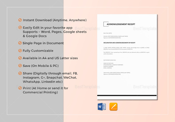 15+ Salary Receipt Templates - Free Sample, Example Format Download