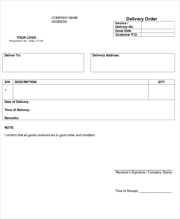 32+ Sample Order Templates - AI, PSD