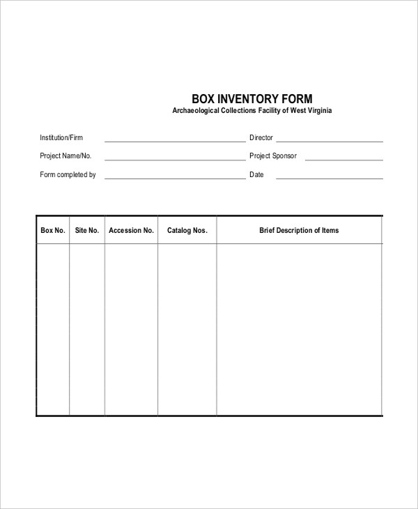 7+ Storage Inventory Templates - Free Sample, Example Format Download