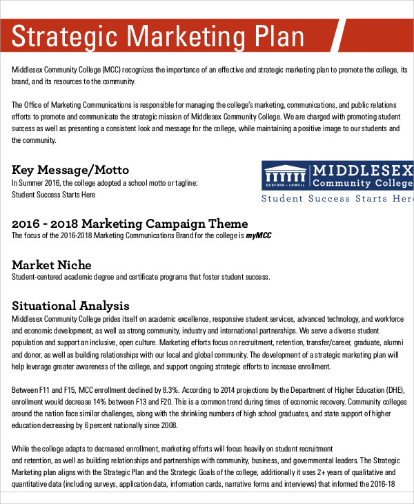 Strategic Marketing Plan Template Free Download Strategic Marketing Plan Template Free Download