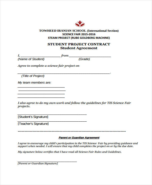 11+ Project Contract Templates - Word, PDF, Google Docs, Pages