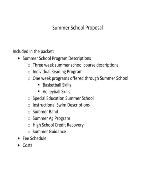 School Proposal Template - 32+ Free PDF Format Download