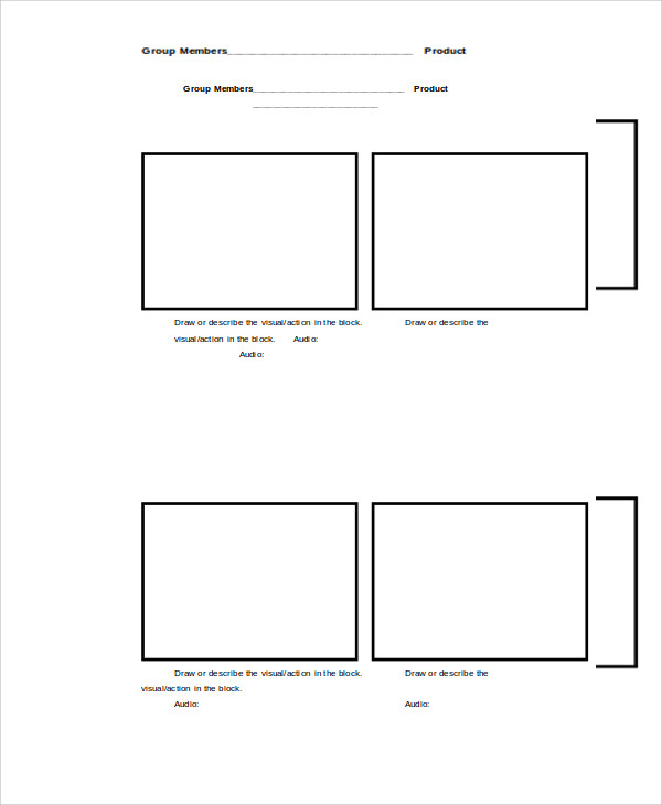 22+ Storyboard Templates in Word