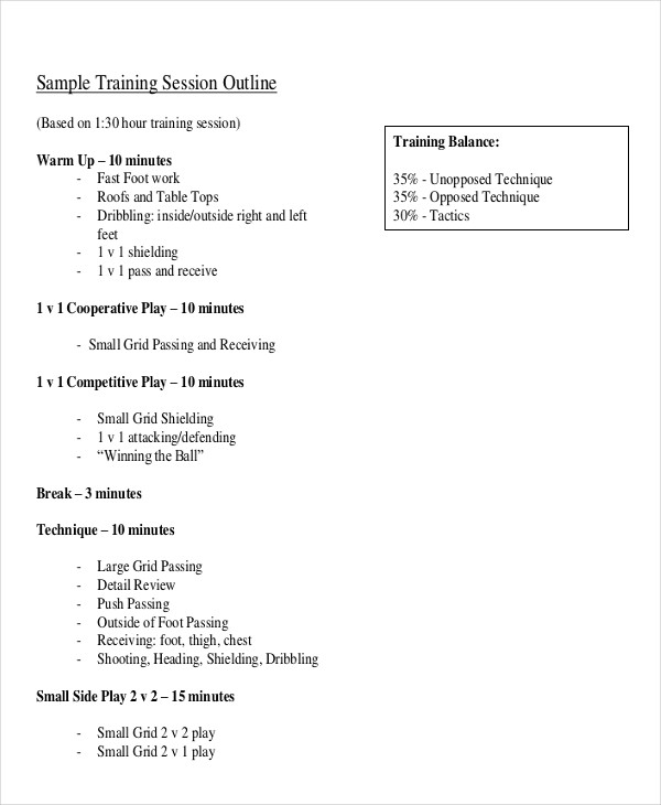10+ Training Outline Templates - PDF, Word, Apple Pages