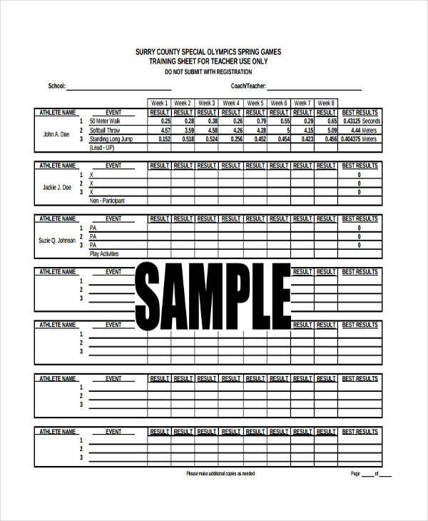 Training Free Printable Images