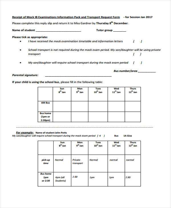 17+ Transport Receipt Templates - Free Word, PDF Format Download