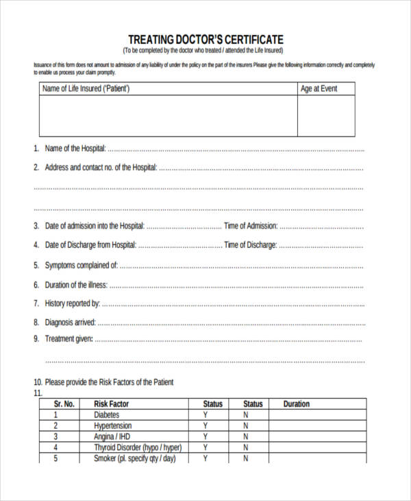 Certificate Formats Templates - 43+ Word, Excel, PDF Documents Download
