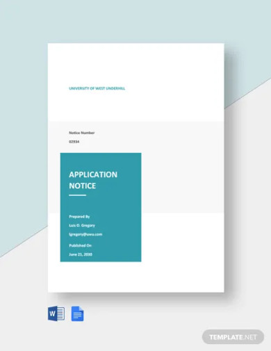 30+ Free Notice Templates