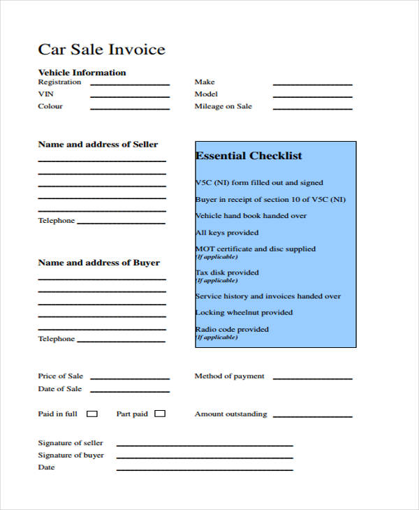 38+ Sample Invoice Templates - Word, PDF, Excel