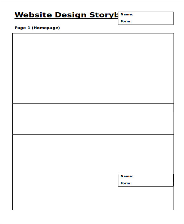 22+ Storyboard Templates in Word