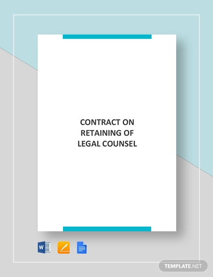 12+ Legal Contract Templates - Word, PDF, Google Docs Documents Download