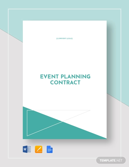 18+ Event Contract Templates in MS Word | Pages | Google Docs | PDF