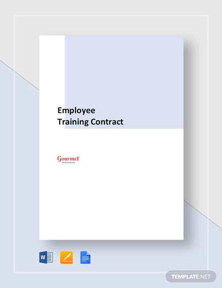 11+ Training Contract Templates in PDF | MS Word | Pages | Google Docs