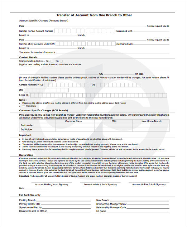 25+ Transfer Letter Samples