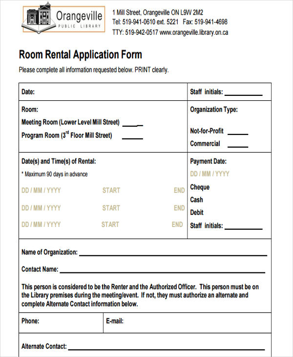 28+ Rental Application in PDF
