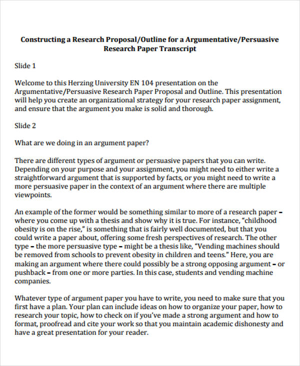 43+ Research Paper Examples