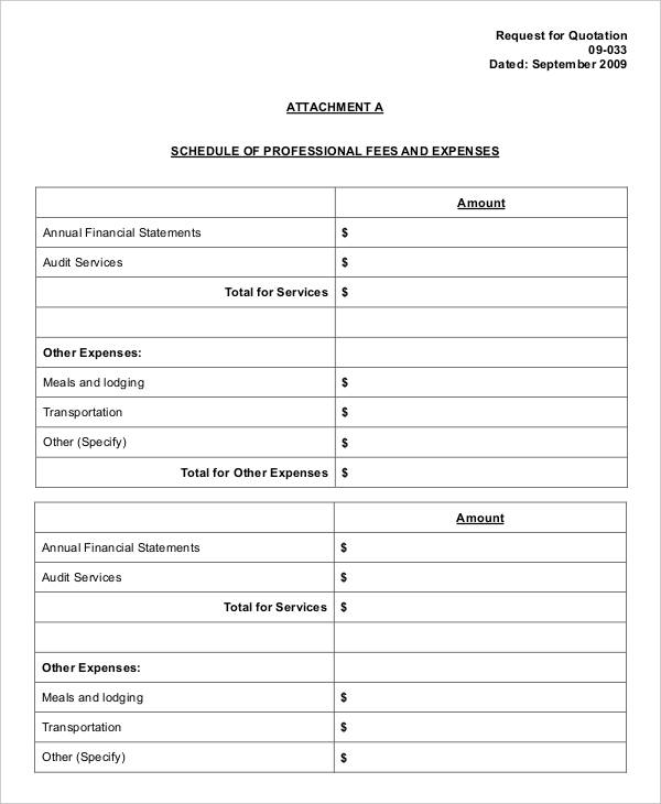 8+ Audit Quotation Templates - Word, PDF