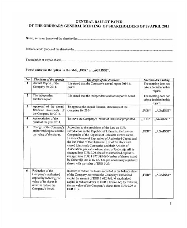 26+ Paper Format Templates -PDF