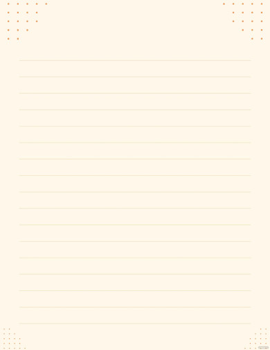 39+ Printable Lined Paper Templates