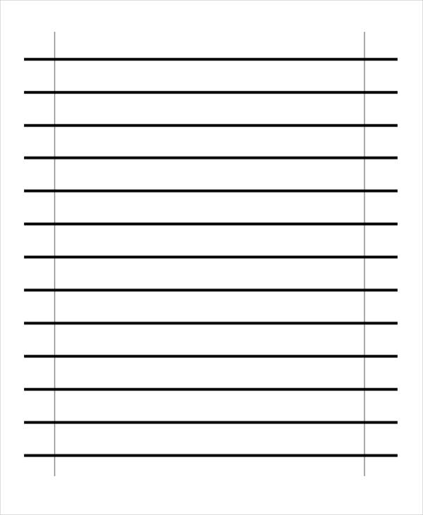 Free Printable Bold Lined Paper Printable Templates