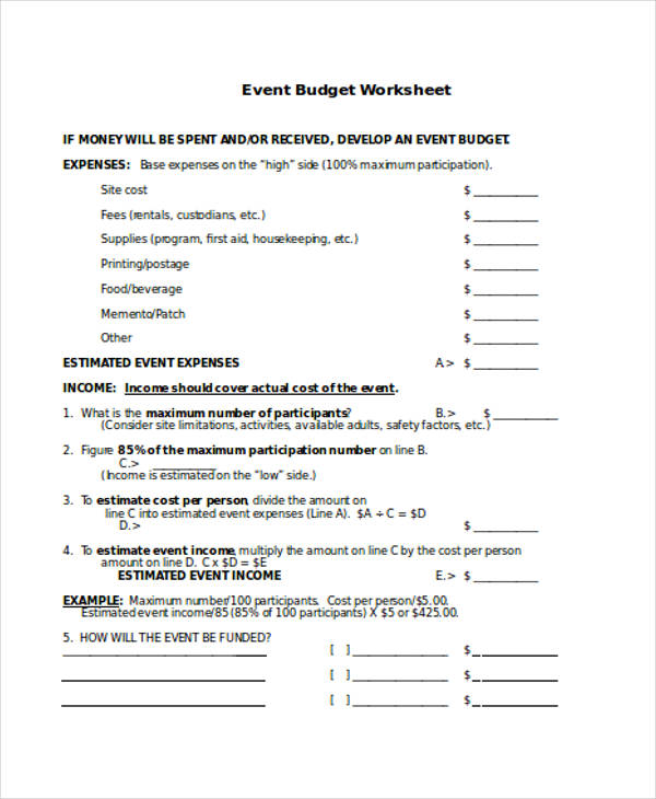 20+ Budget Templates in Word