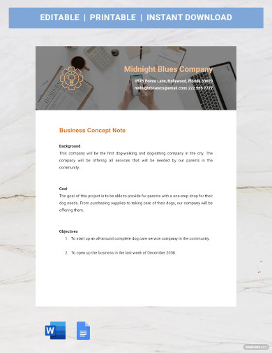 Concept Note Templates - 11+ Free Word, PDF Format Download