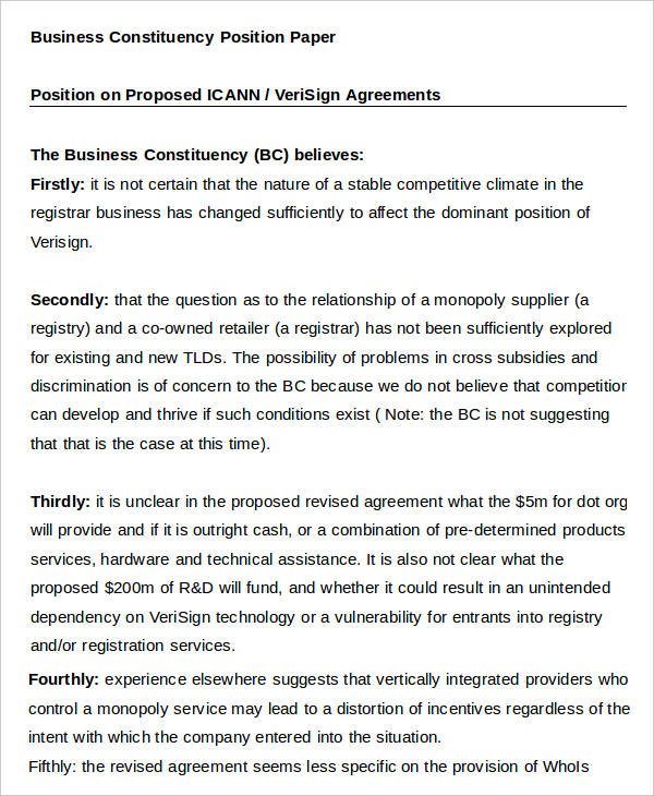 11 Business Paper Templates - Free Sample, Example, Format Download