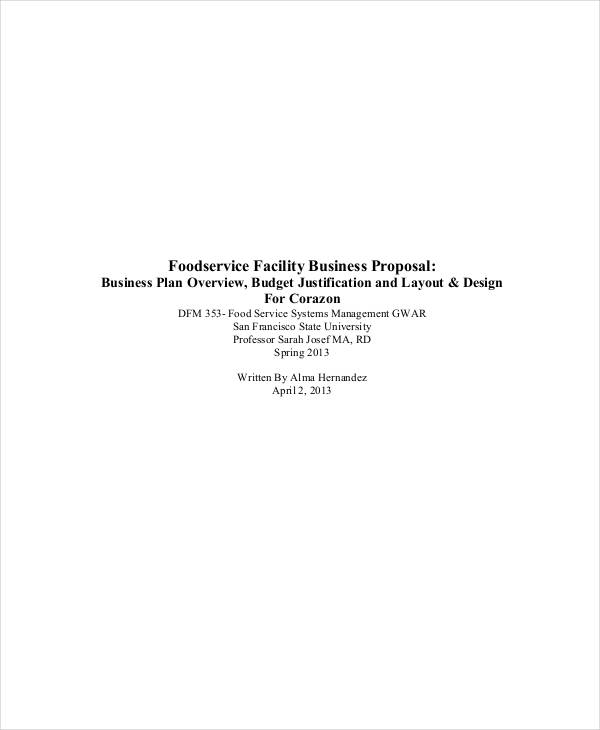 26+ Service Proposal Samples - Word, PDF, Pages