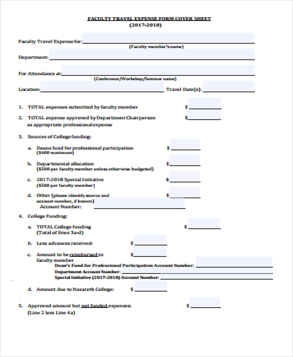 44+ Expense Sheet Templates in PDF