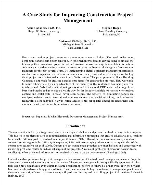 37+ Case Study Templates - Word, PDF, Pages