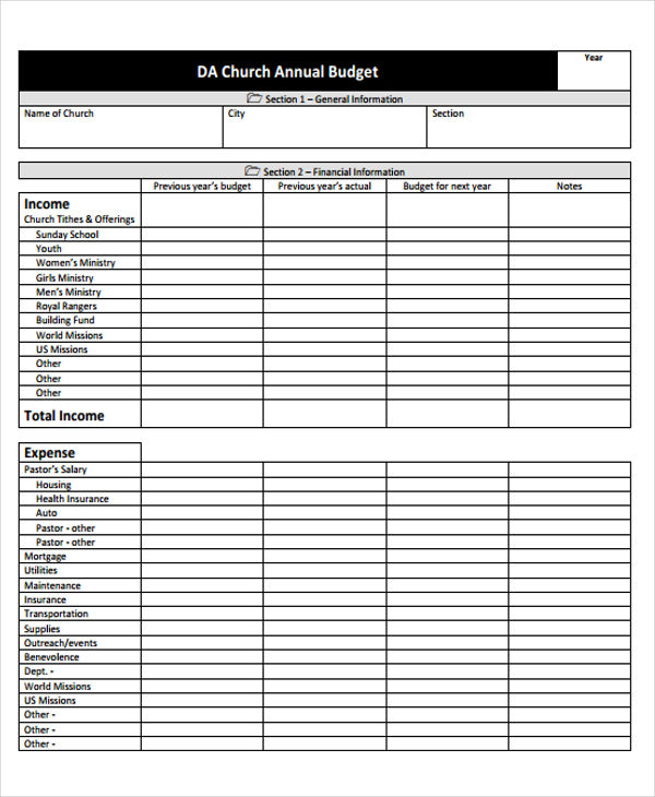 31 Budget Templates