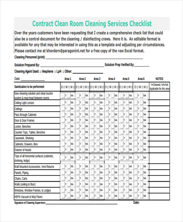 36 Printable Checklist Templates
