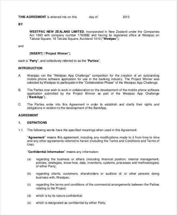 17+ Collaboration Agreement Templates - Word, PDF, Apple Pages