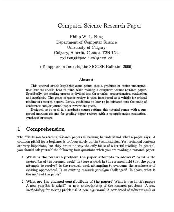  Research Paper Topics For Computer Science Latest Topics In Computer 
