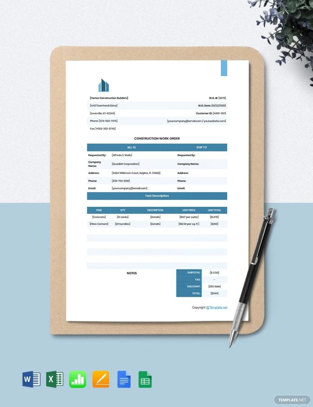 31+ Work Order Formats - Word, PDF, Docs