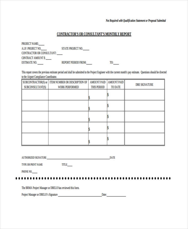 39+ Monthly Report Templates in PDF | Free & Premium Templates