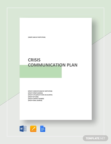 Free Communication Plan Template - 40+ Free Word, PDF Documents Download